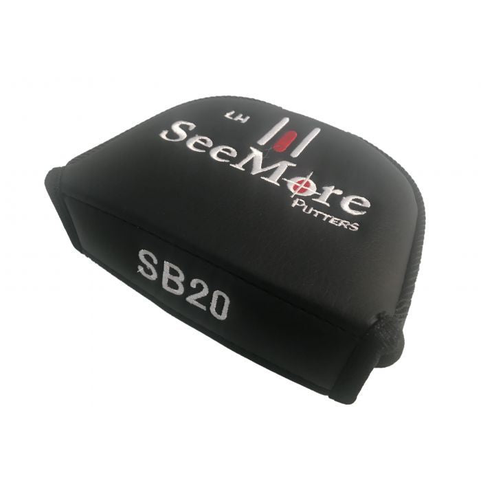 Left Hand Black OS Mallet With SeeMore Logo | SeeMore Golf Putters ...